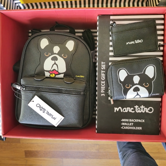 Marc Tetro | Bags | Marc Tetro3 Piece Gift Setblack Mini Backpack ...